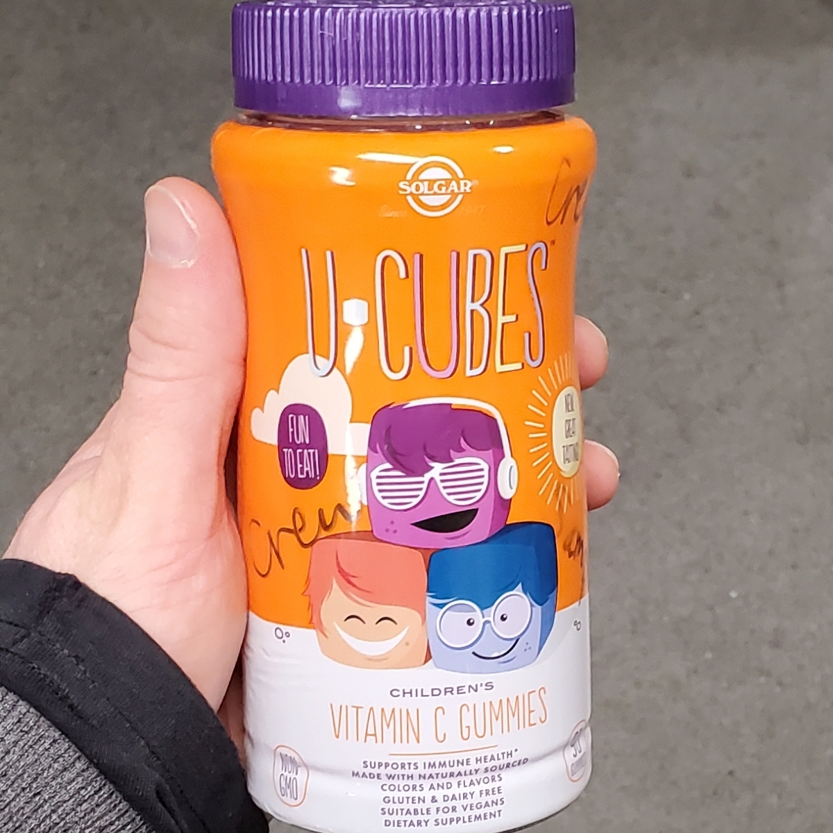 Vitamin C gummies U-cubes from Solgar - Vegan Product Reviews & Ratings ...