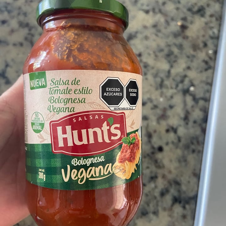 Hunt's Salsa Hunts Boloñesa Vegana Review | abillion