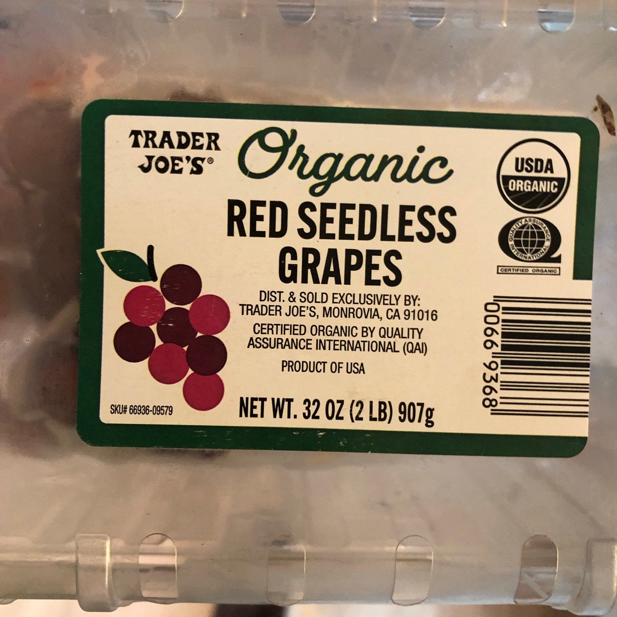 Trader Joe's Organic seedless red grapes Reviews | abillion Trader Joe's Organic seedless red grapes Reviews | abillion