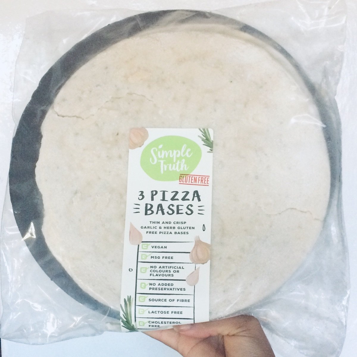 Gluten free pizza bases from Simple Truth - Vegan Product Reviews ...