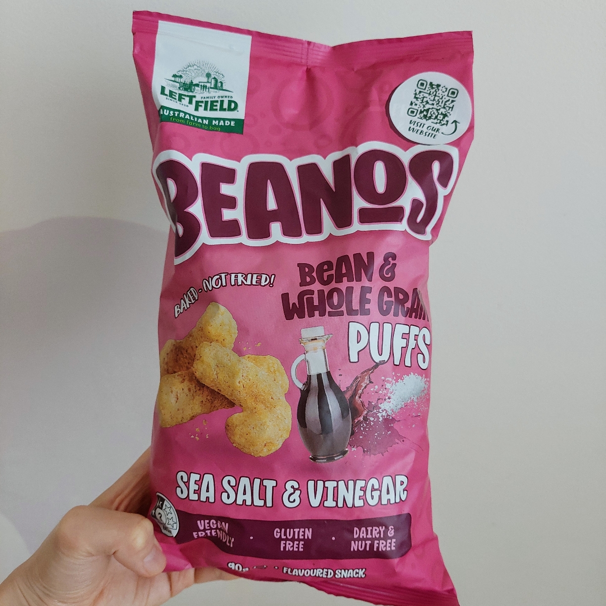 Beanoes Bean & Whole grain puffs from Leftfield - Vegan Product Reviews ...