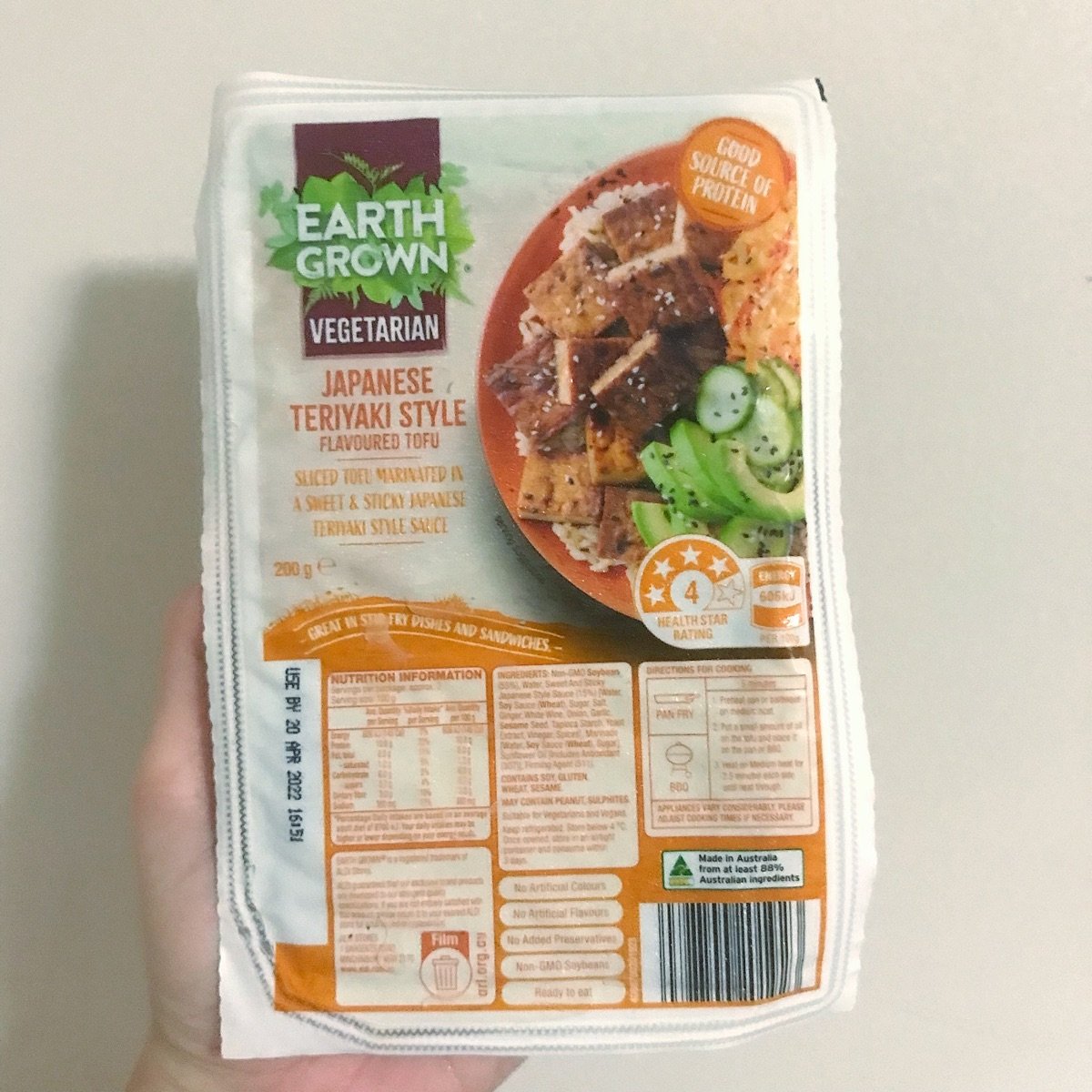 Japanese Teriyaki Style Flavoured Tofu at Earth Grown - Review by ...