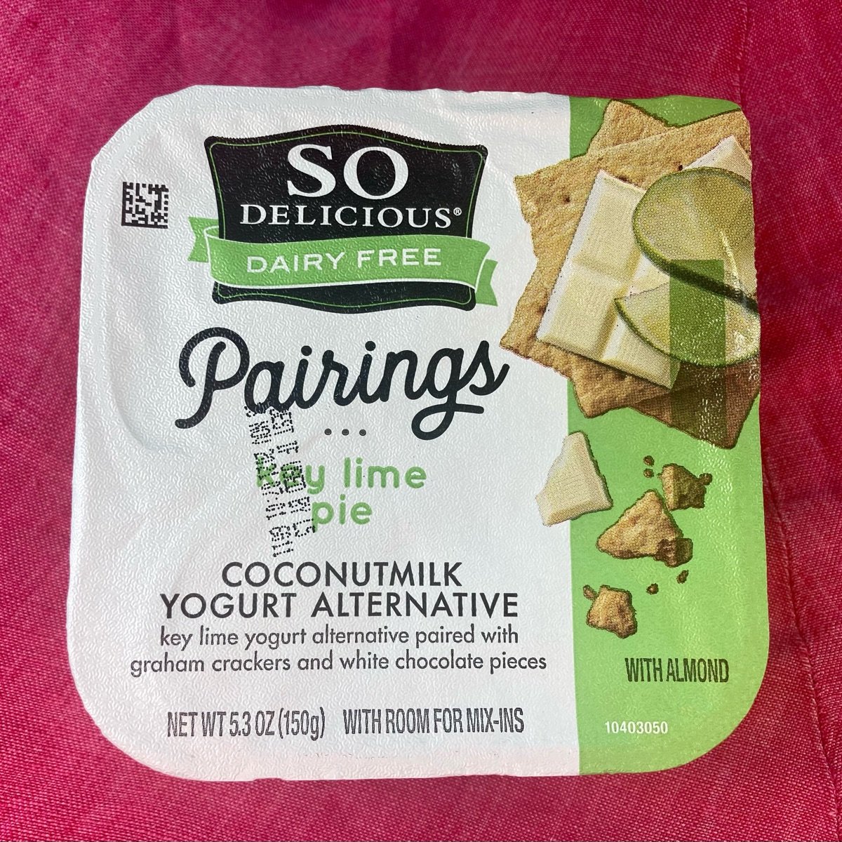 Pairings Key Lime Pie Coconutmilk Yogurt Alternative from So Delicious Dairy Free - Vegan ...