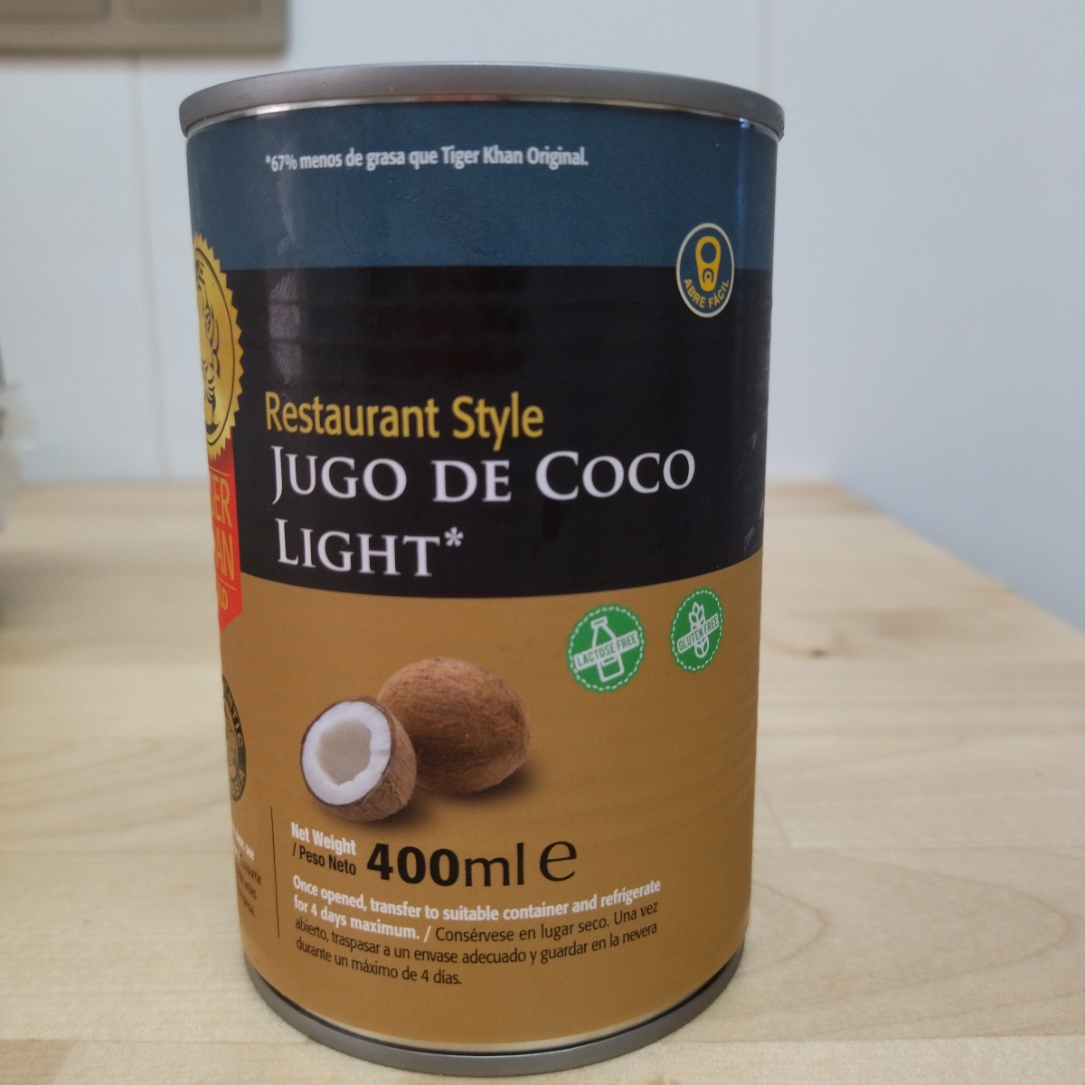 Leite de coco light from Tiger khan - Vegan Product Reviews & Ratings ...