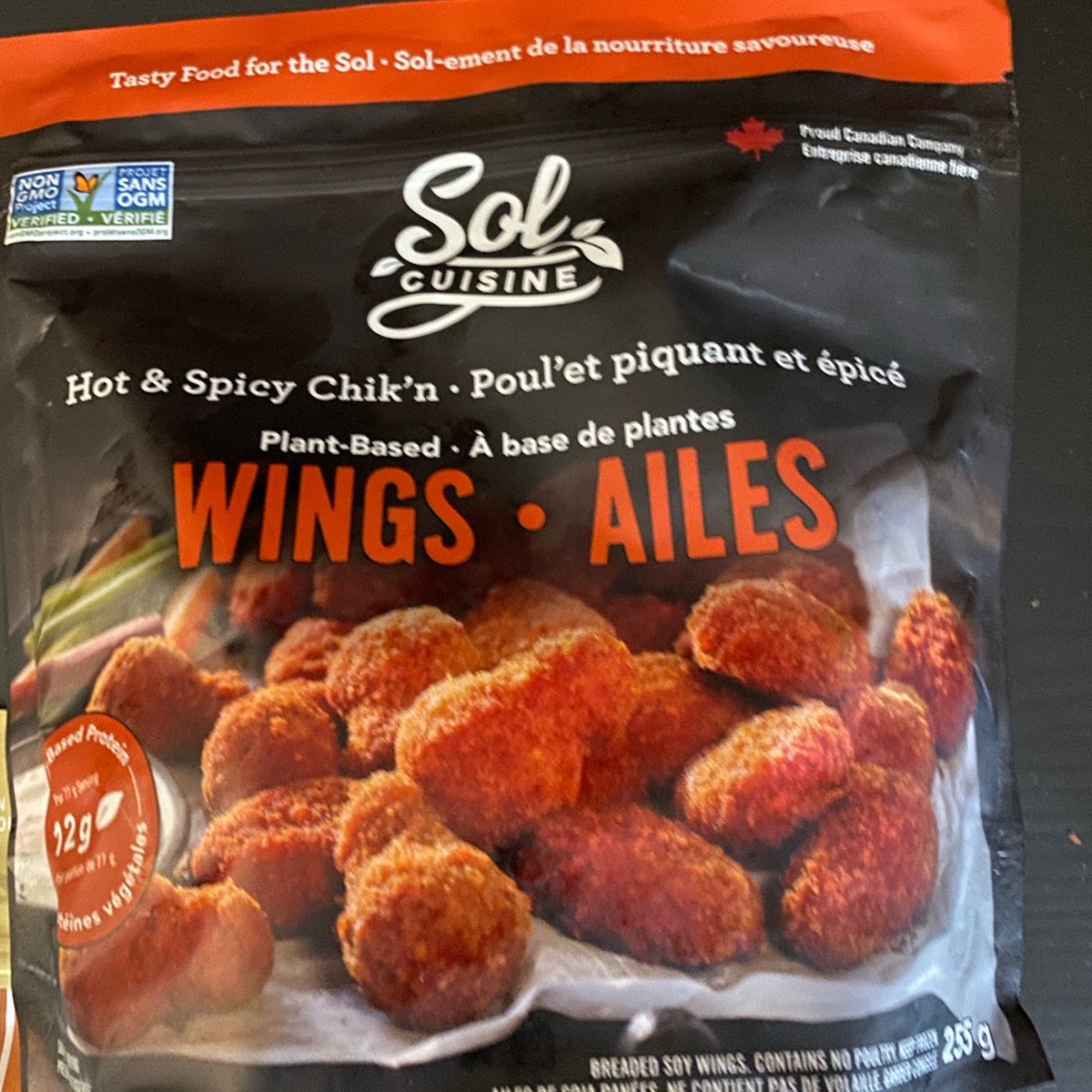 Sol Cuisine Hot and Spicy Chik’n Wings from Sol Cuisine - Vegan Product ...
