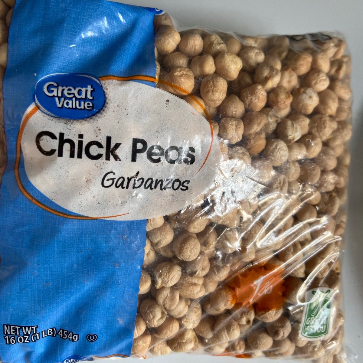 Chick peas in natura from Great Value - Vegan Product Reviews & Ratings | abillion