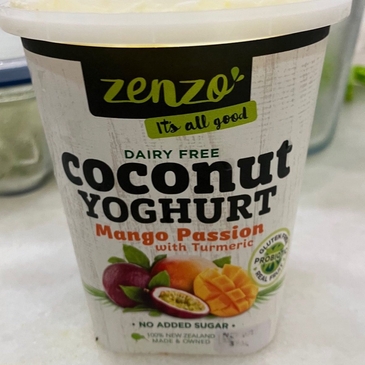 Coconut yoghurt (Mango Passion) from Zenzo - Vegan Product Reviews ...