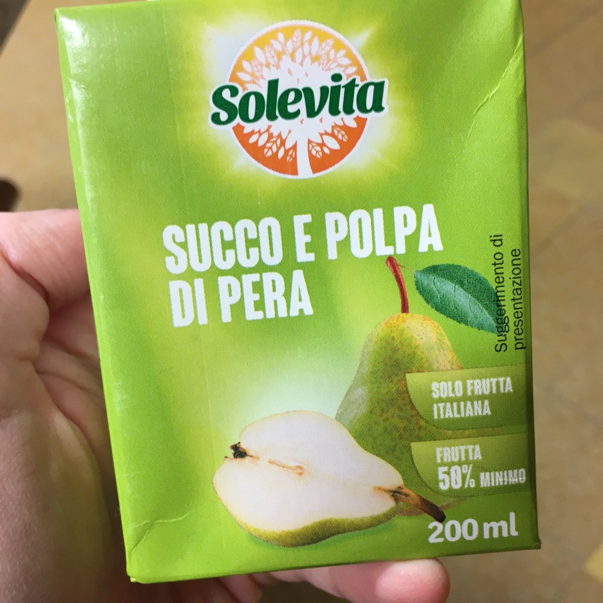 Succo alla pera from Solevita - Vegan Product Reviews & Ratings | abillion