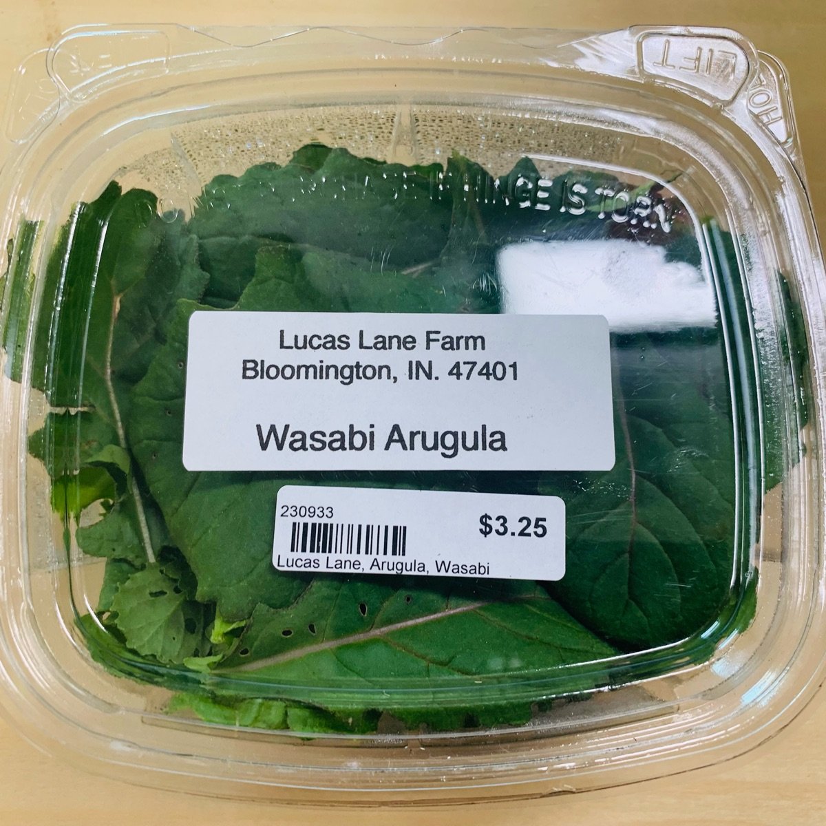 Wasabi Arugula from Lucas Lane Farm - Vegan Product Reviews & Ratings ...