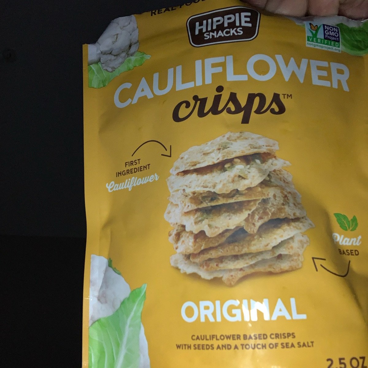 Cauliflower Crisps Original from Hippie Snacks - Vegan Product Reviews ...