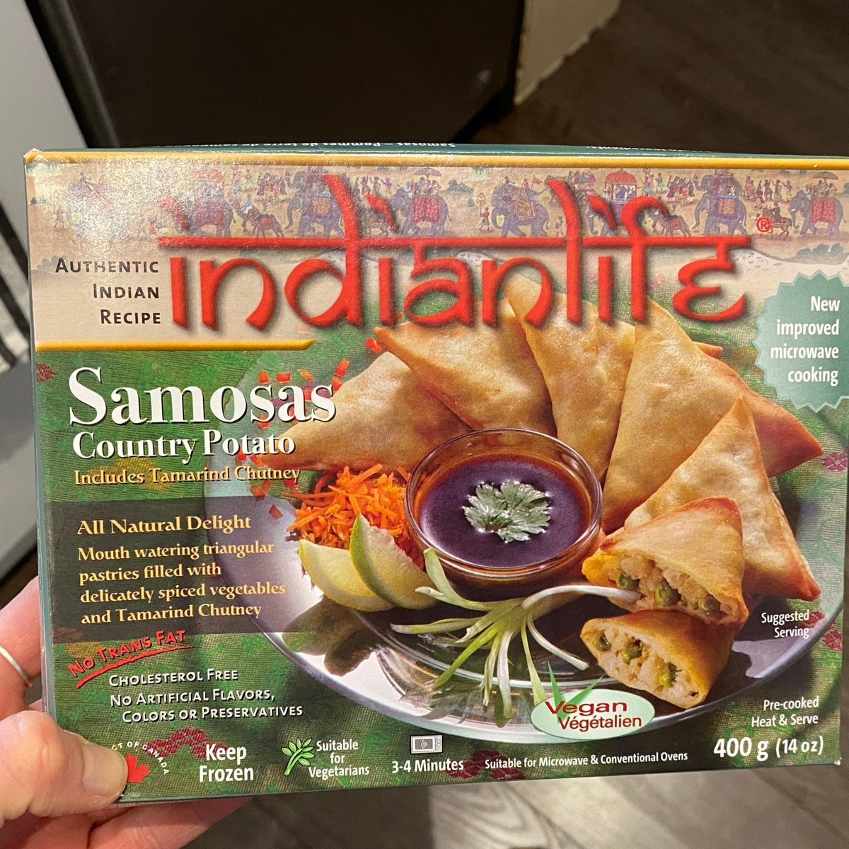 samosas country potato from Indian Life - Vegan Product Reviews ...
