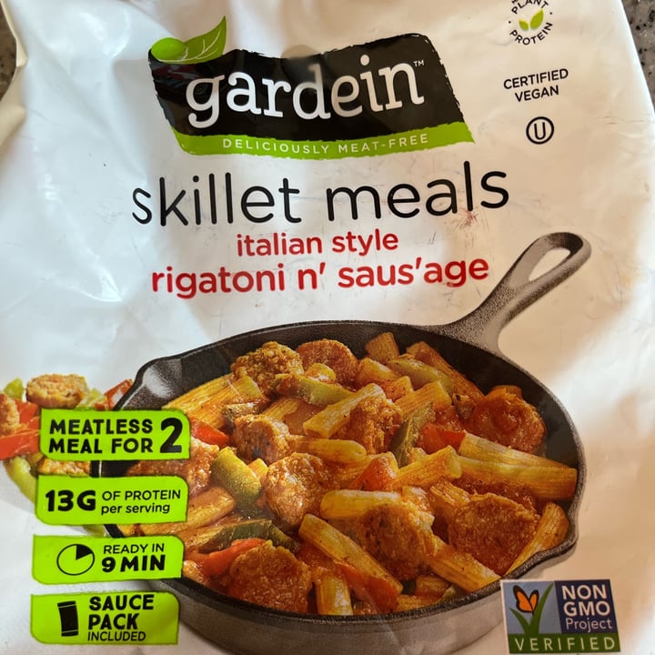 Gardein Skillet Meals Italian Style Rigatoni n' Saus'age Review | abillion