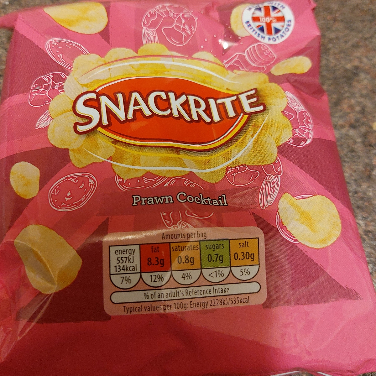 Prawn cocktal crisps from SnackRite - Vegan Product Reviews & Ratings ...