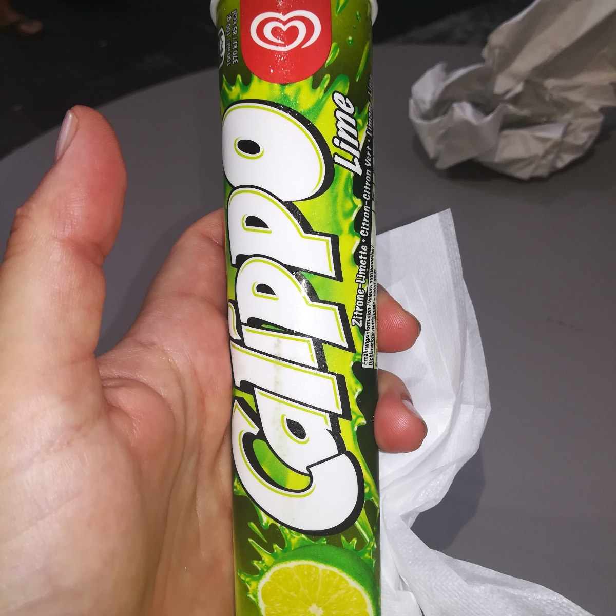 Sabor Lima limón from Calippo - Vegan Product Reviews & Ratings | abillion