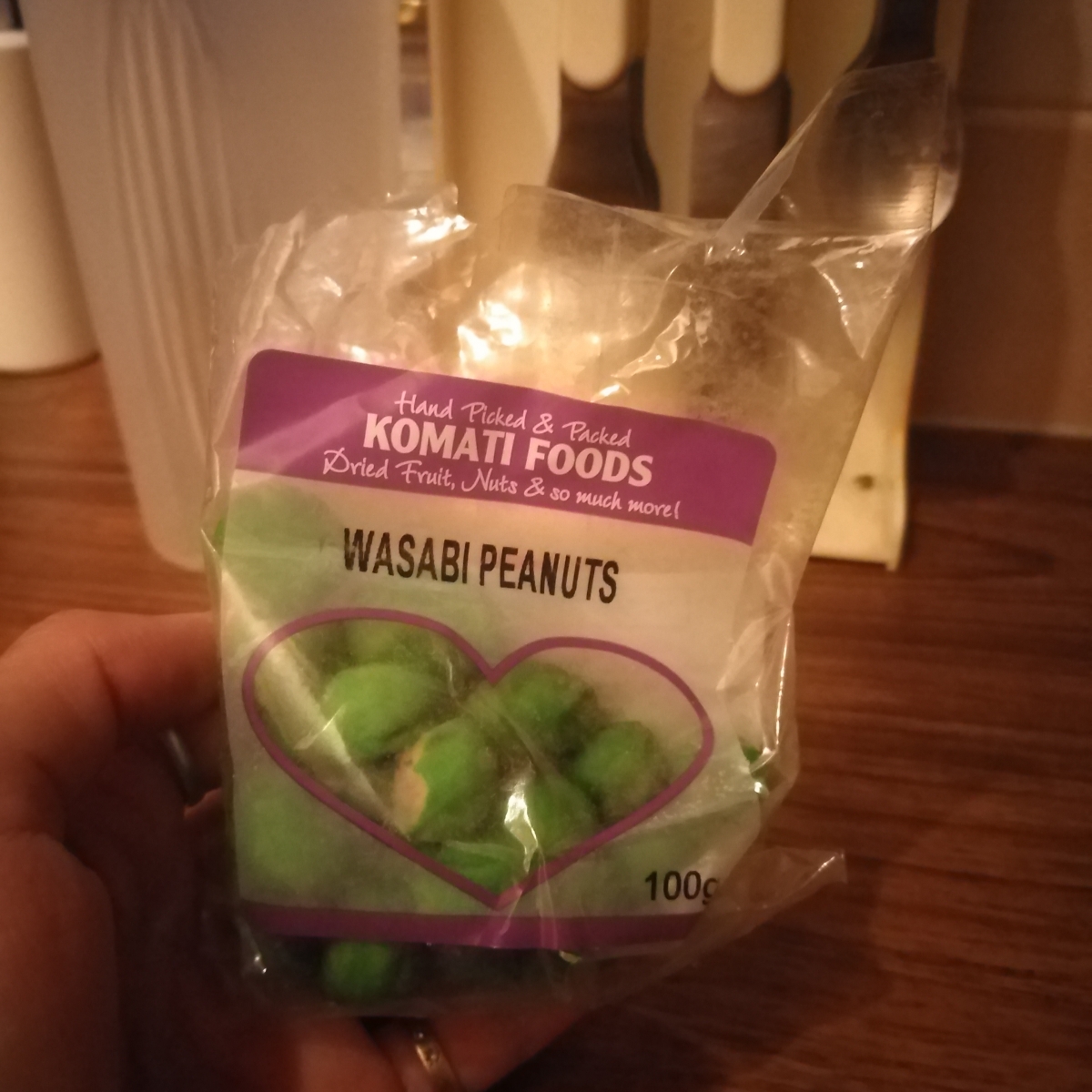 Wasabi peanuts from Komati Foods - Vegan Product Reviews & Ratings ...