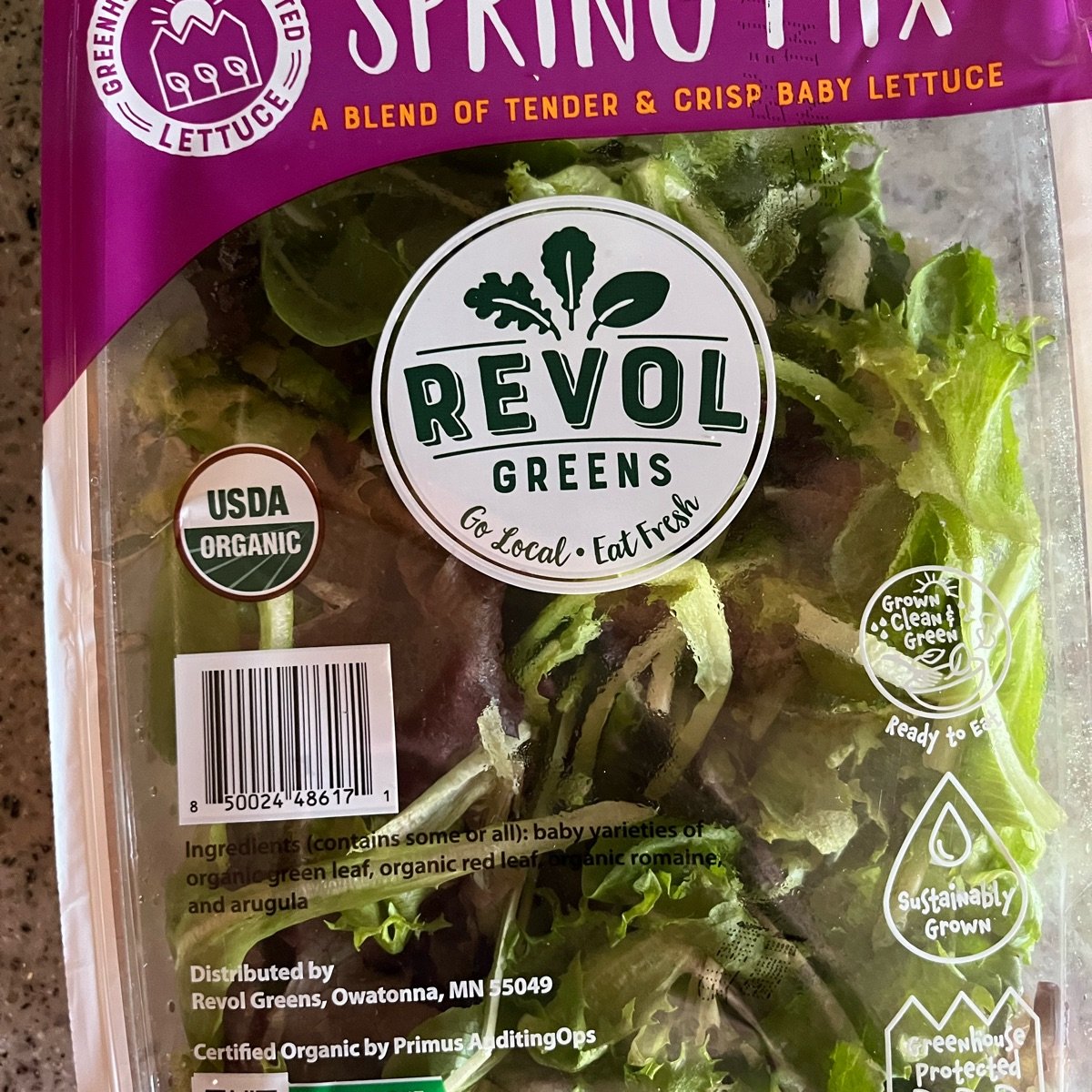 Spring Mix from Revol Greens - Vegan Product Reviews & Ratings | abillion