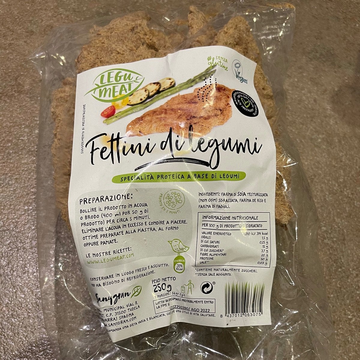 Fettini Di Legumi from Sanygran - Vegan Product Reviews & Ratings ...