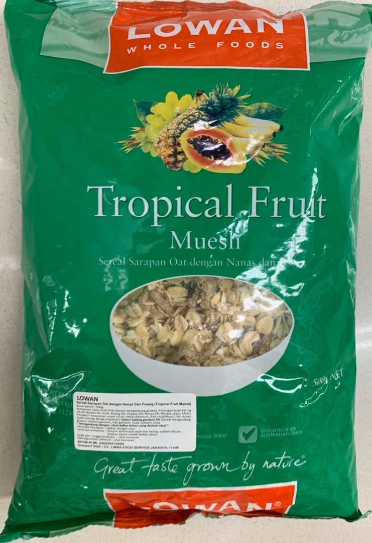 Tropical Fruit Muesli from Lowan Whole Foods - Vegan Product Reviews ...