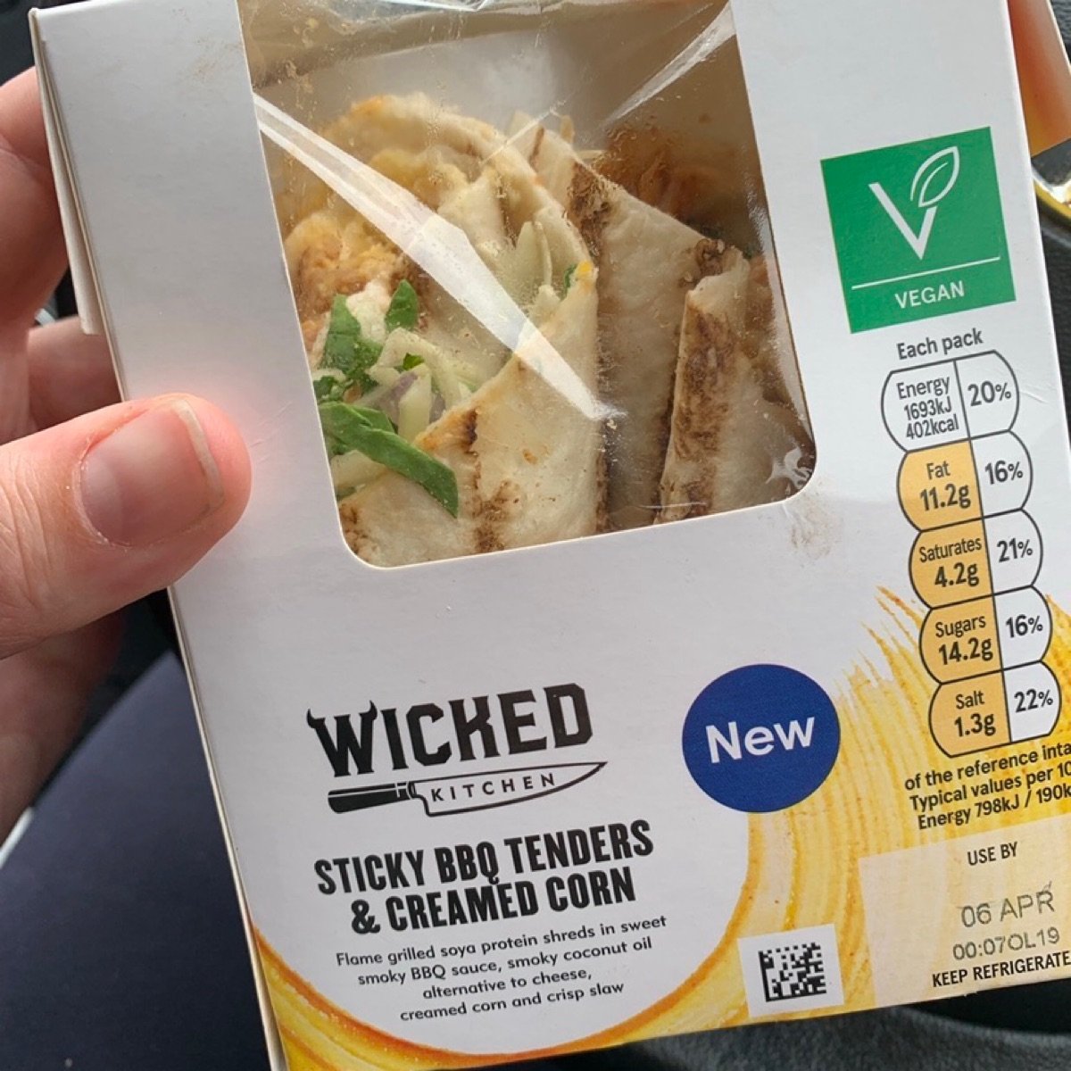 Sticky BBQ tenders & creamed corn from Wicked - Vegan Product Reviews ...