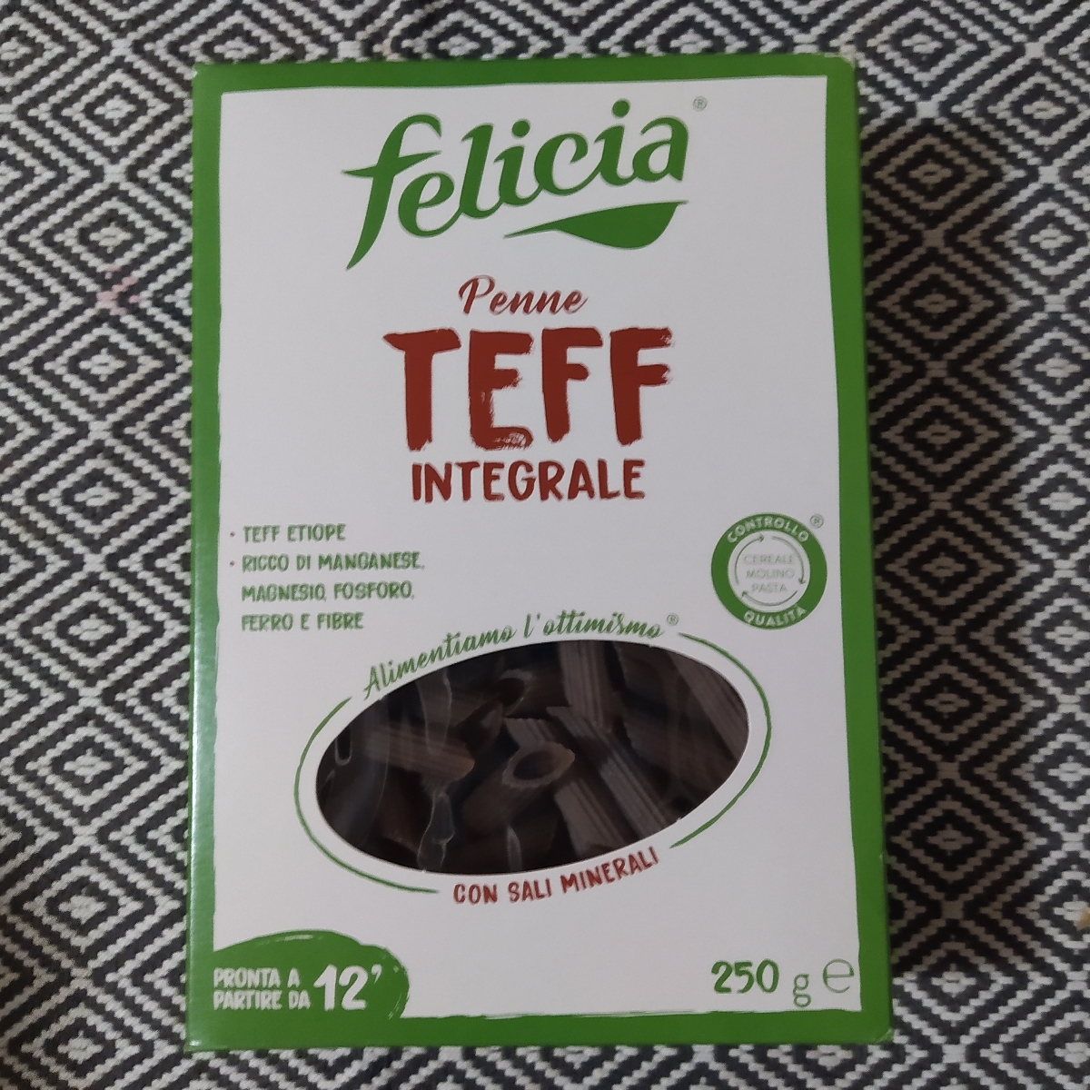 Penne di teff integrale from Felicia - Vegan Product Reviews & Ratings ...