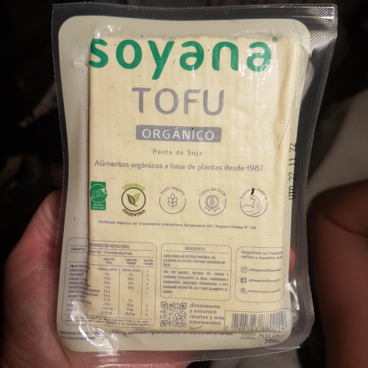 Tofu Organico from Soyana - Vegan Product Reviews & Ratings | abillion