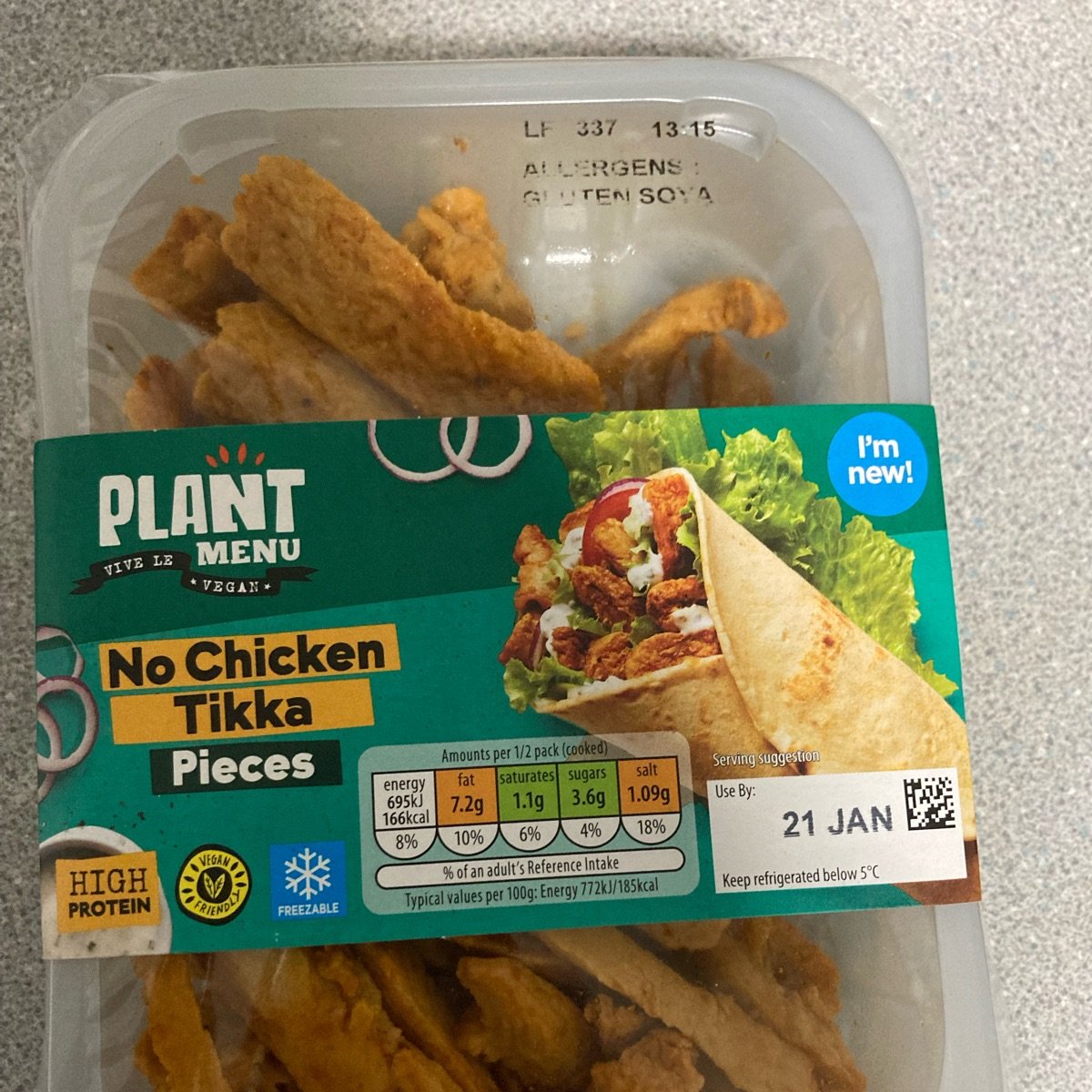 No chicken tikka from Plant Menu - Vegan Product Reviews & Ratings ...