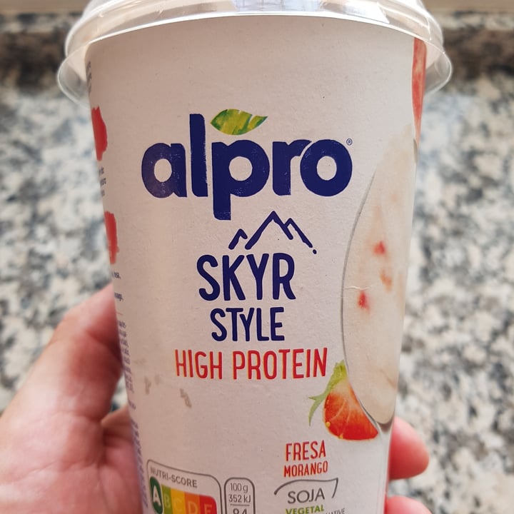 Alpro Fresa Morango Soja Skyr Style High Protein Review | abillion