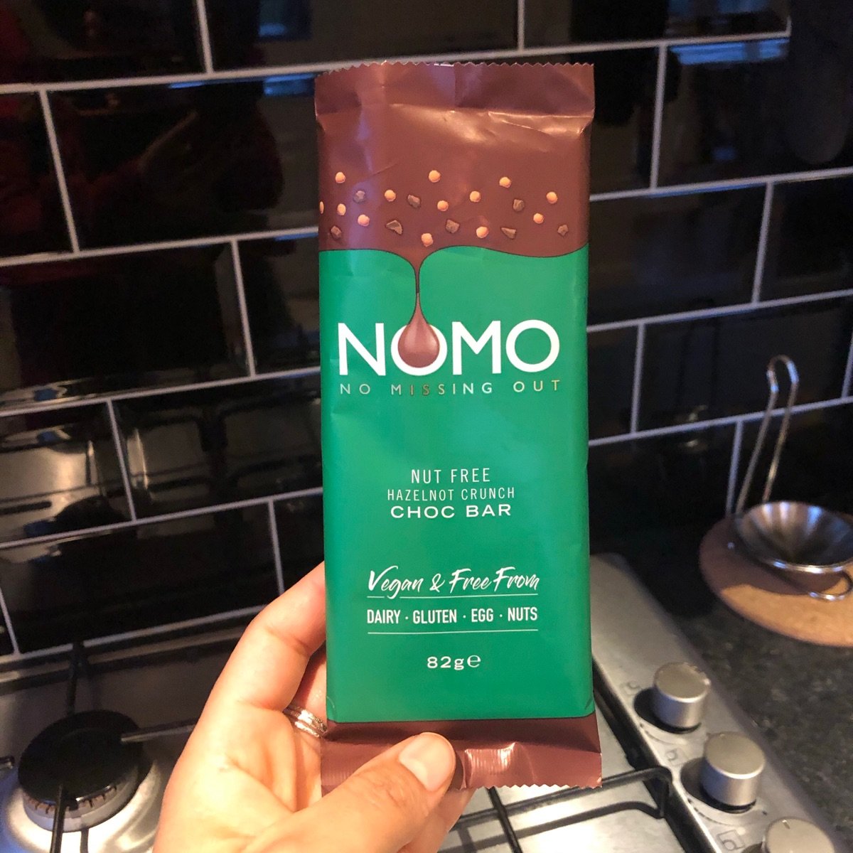 Hazelnot Crunch Chocolate Large Bars from NOMO - Vegan Product Reviews ...