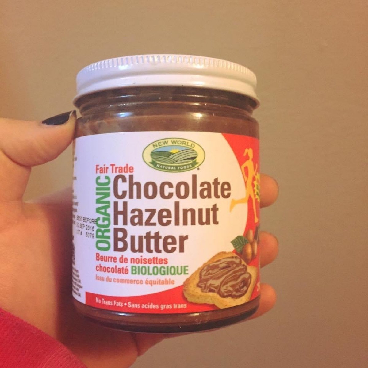 Chocolate hazelnut butter from New world natural foods - Vegan Product ...
