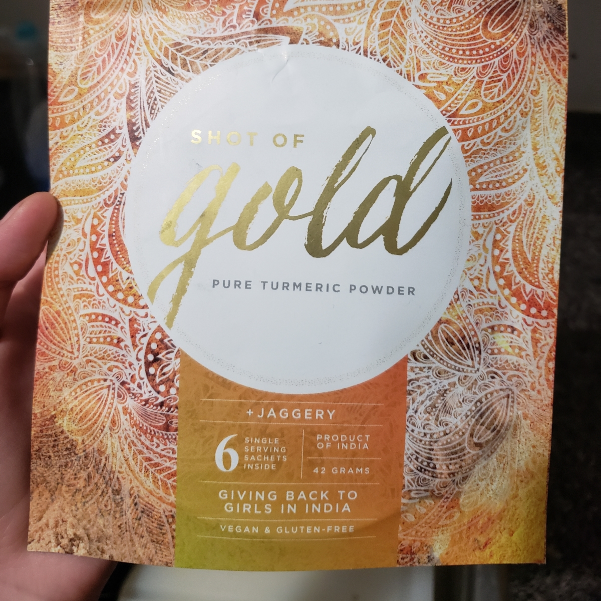 Turmeric + Jaggery Sachets from Shot of Gold - Vegan Product Reviews ...