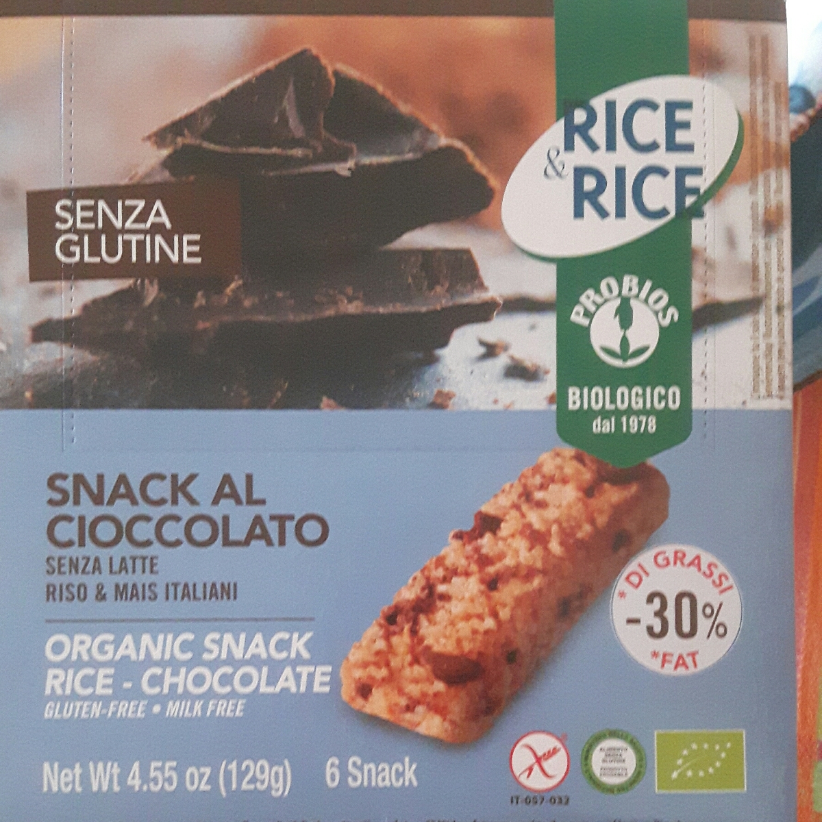 snack al cioccolato from La Via Del Grano - Vegan Product Reviews ...
