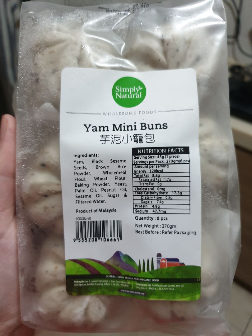 Simply Natural Yam Mini Buns 评价 | abillion