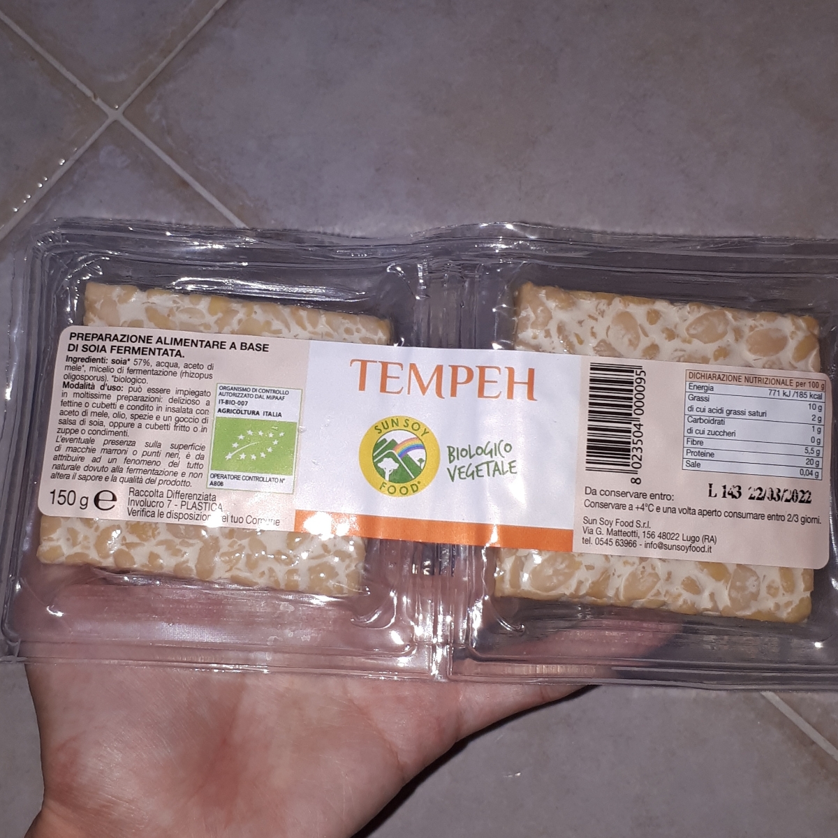 Tempeh from Sun Soy Food - Vegan Product Reviews & Ratings | abillion