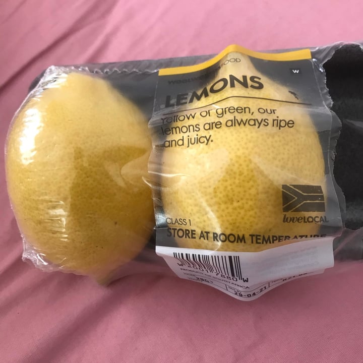 Woolworths Food Lemons Review | abillion