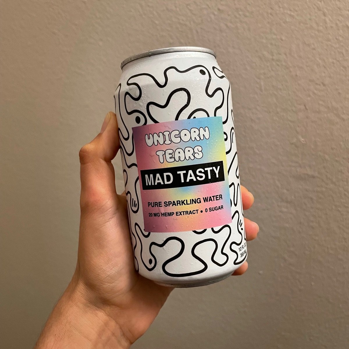 Unicorn tears sparkling water from Mad Tasty - Vegan Product Reviews ...