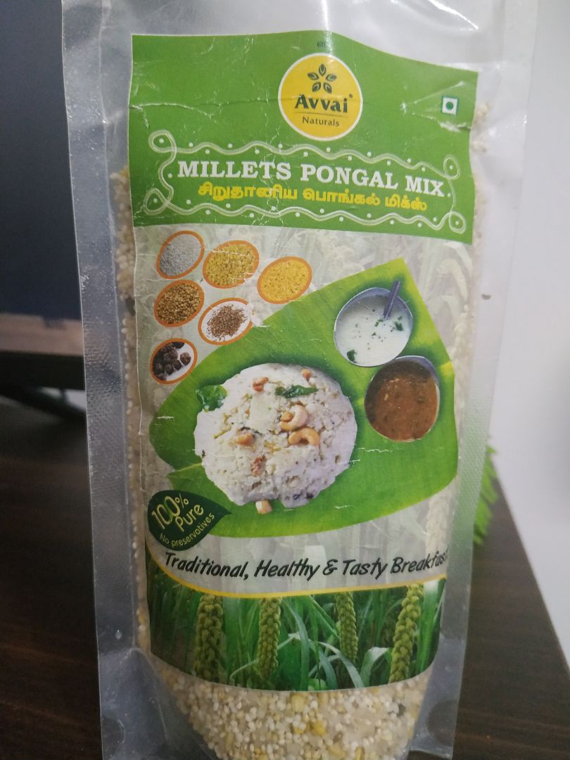 Millets Pongal Mix from Avvai Naturals - Vegan Product Reviews ...