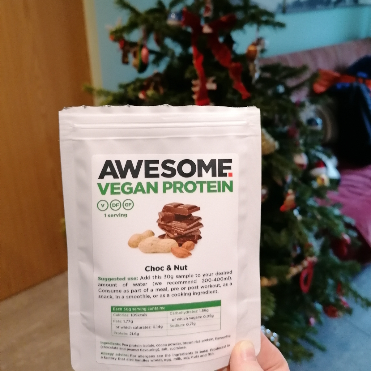 Protein Powder- Choc & Nut from Awesome Protein - Vegan Product Reviews ...