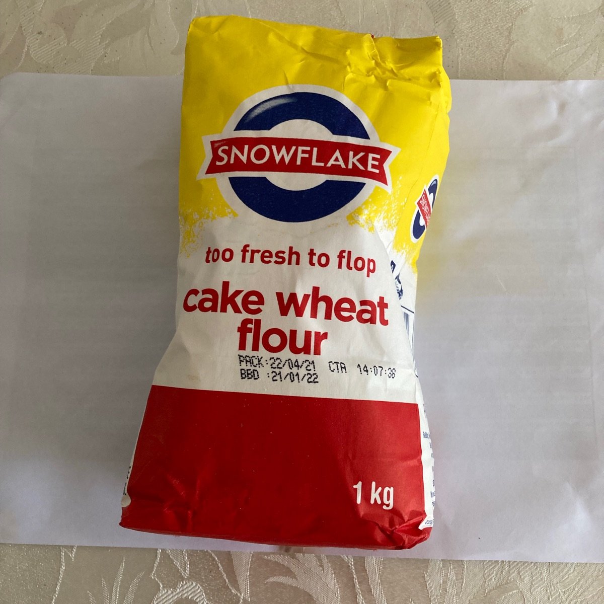 Cake wheat flour 1 kg from Snow flake - Vegan Product Reviews & Ratings ...