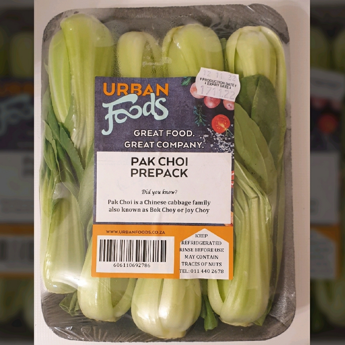 Pak Choi from Urbanfoods - Vegan Product Reviews & Ratings | abillion