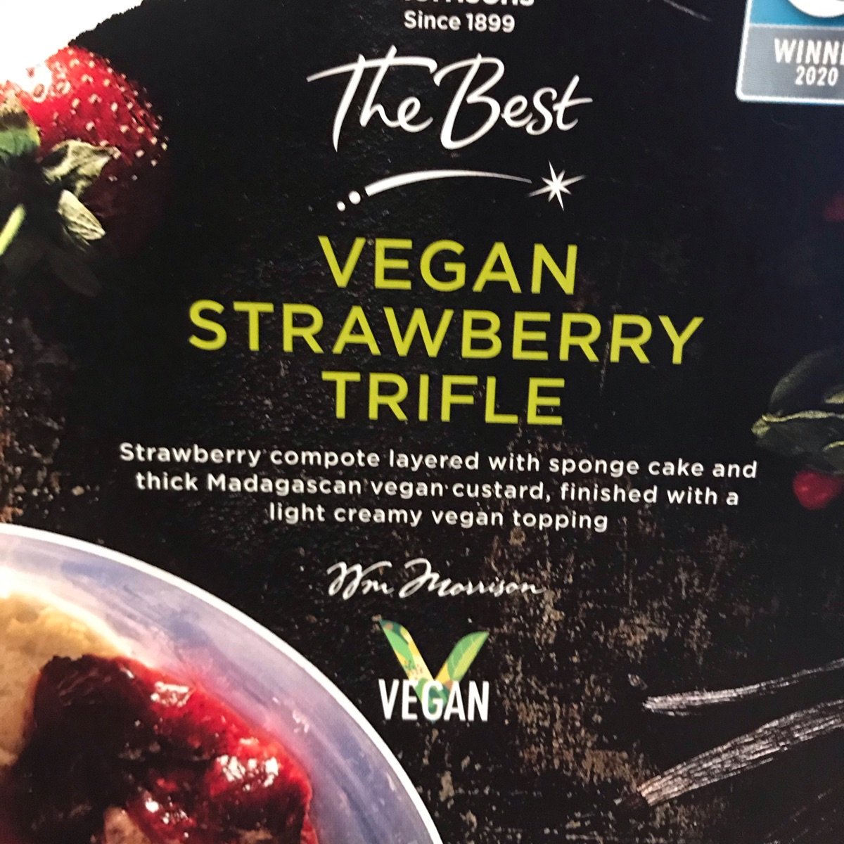 The Best Vegan Strawberry Trifle from Morrisons - Vegan Product Reviews ...