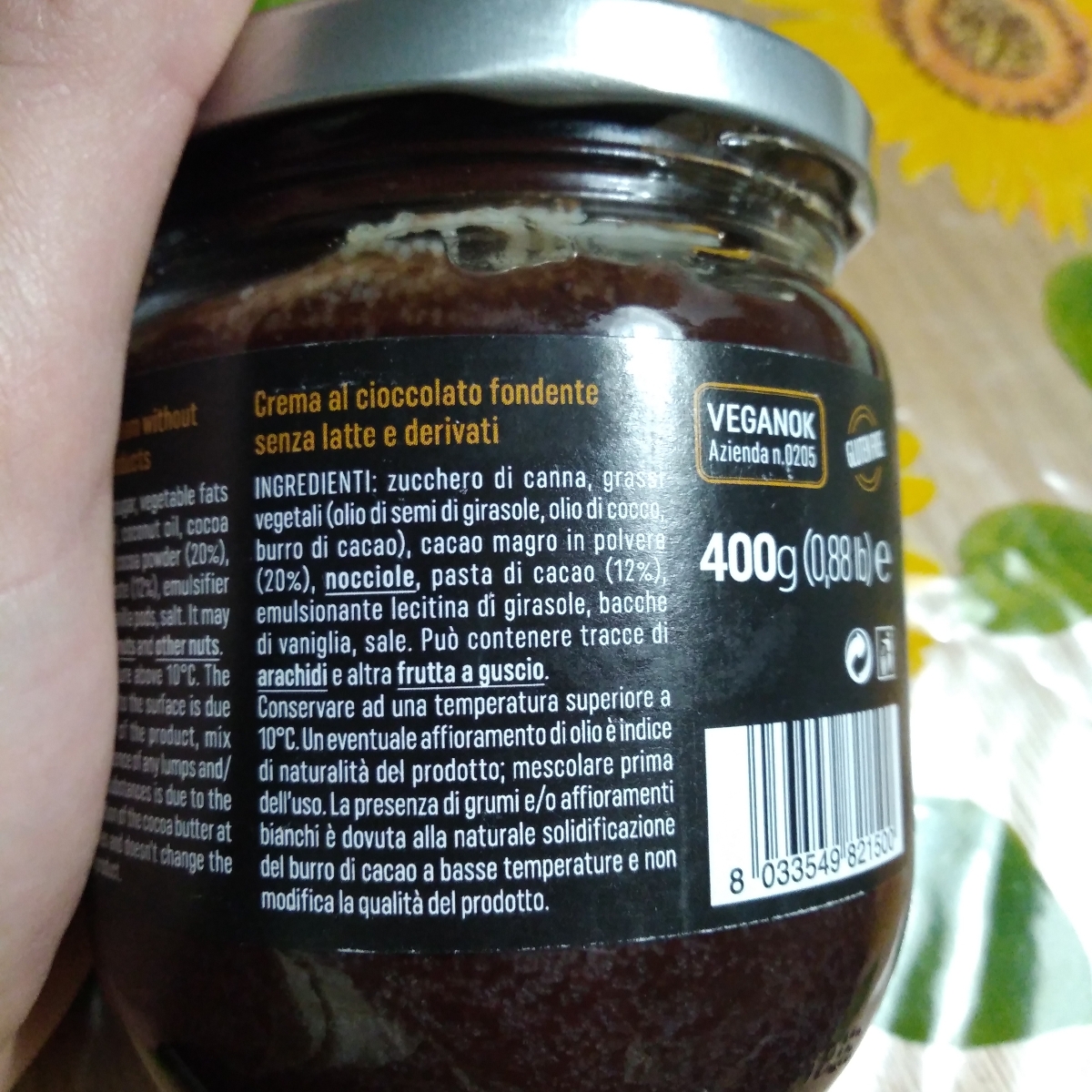 Crema dark chocolate from Nonna Lella - Vegan Product Reviews & Ratings ...