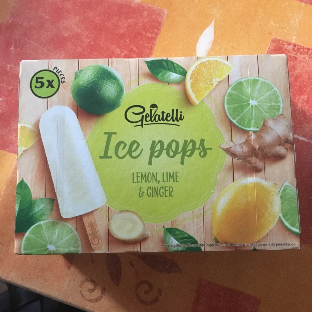 Ice pops - Lemon lime & ginger from Gelatelli - Vegan Product Reviews ...