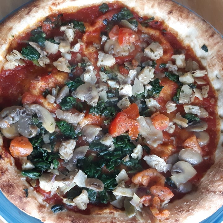 PC Organics Four Vegetable Wood-Fired Thin Crust Pizza (no cheese ...