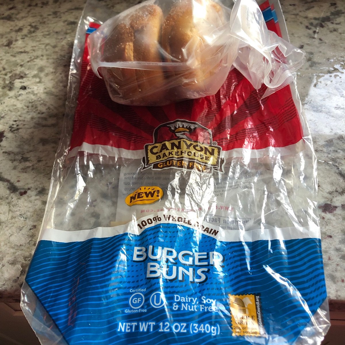 Gluten free canyoin Bakehouse Burger buns from Canyon Bakehouse burger ...