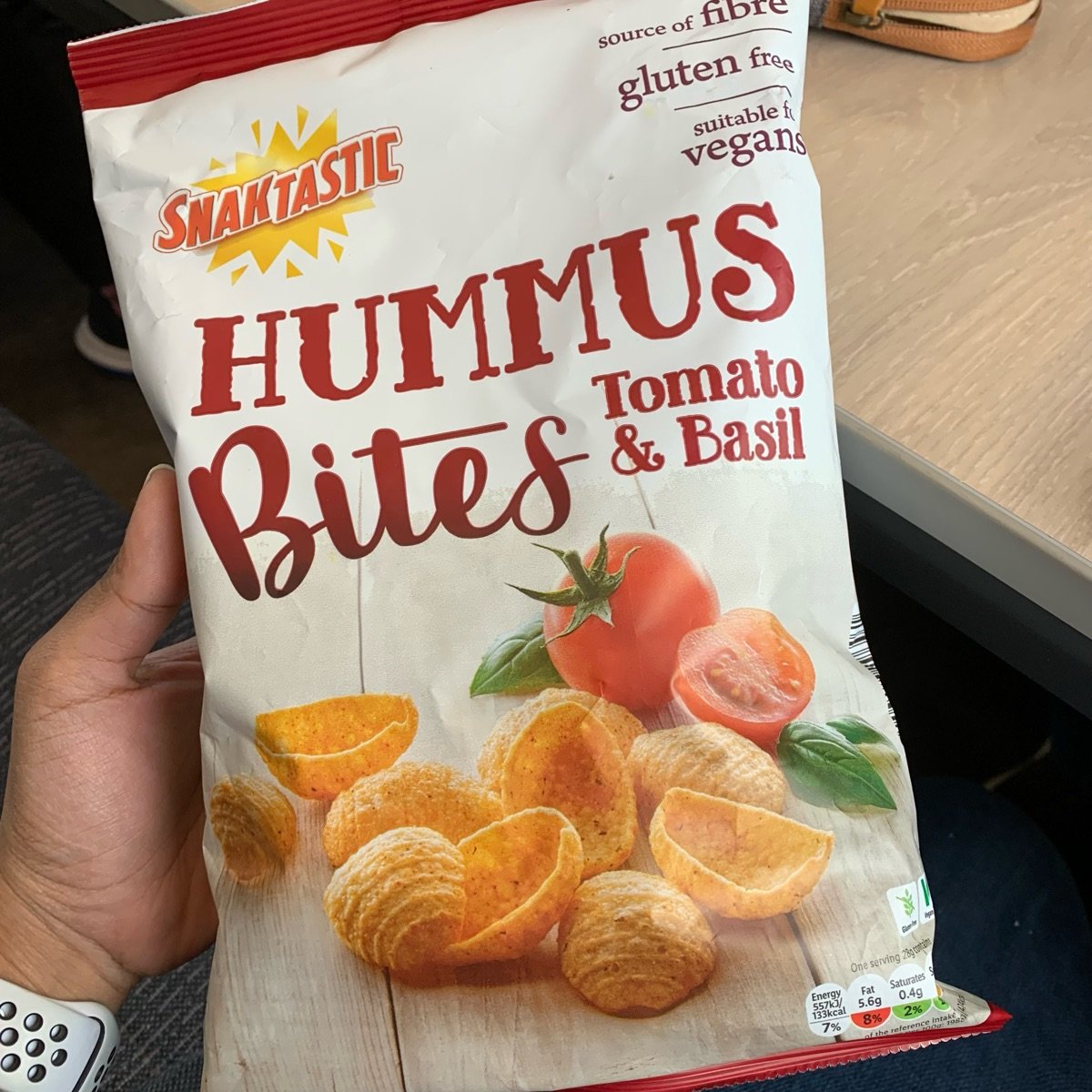 Snaktastic Hummus Bites Tomato & Basil Reviews | abillion