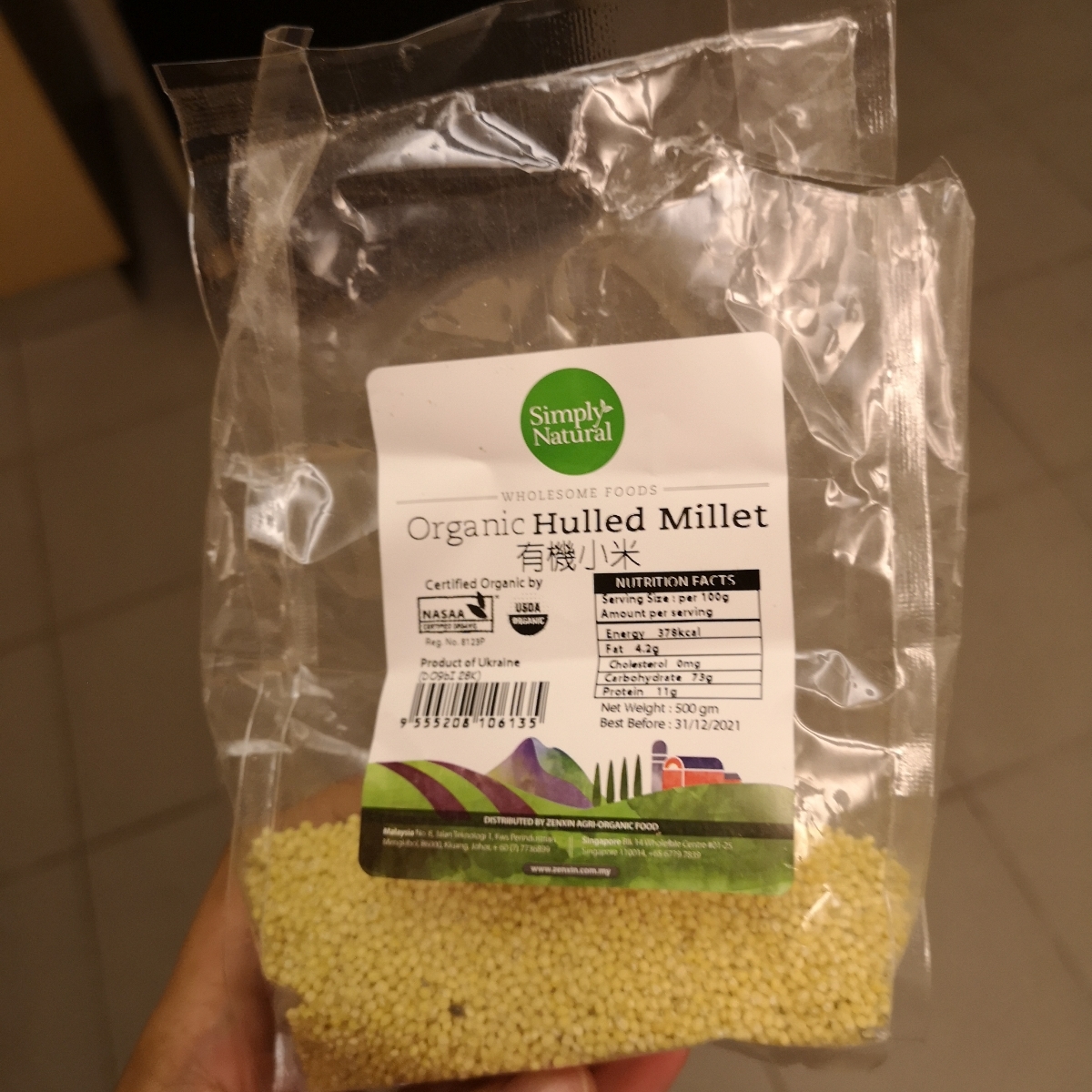 Organic Hulled Millet from Simply Natural - Vegan Product Reviews ...