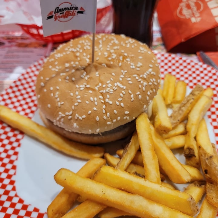 America Graffiti Roma, Italy Vegan Burger Sensational Review | abillion