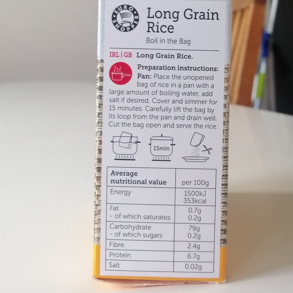 Long Grain Rice from Euro Shopper - Vegan Product Reviews & Ratings ...