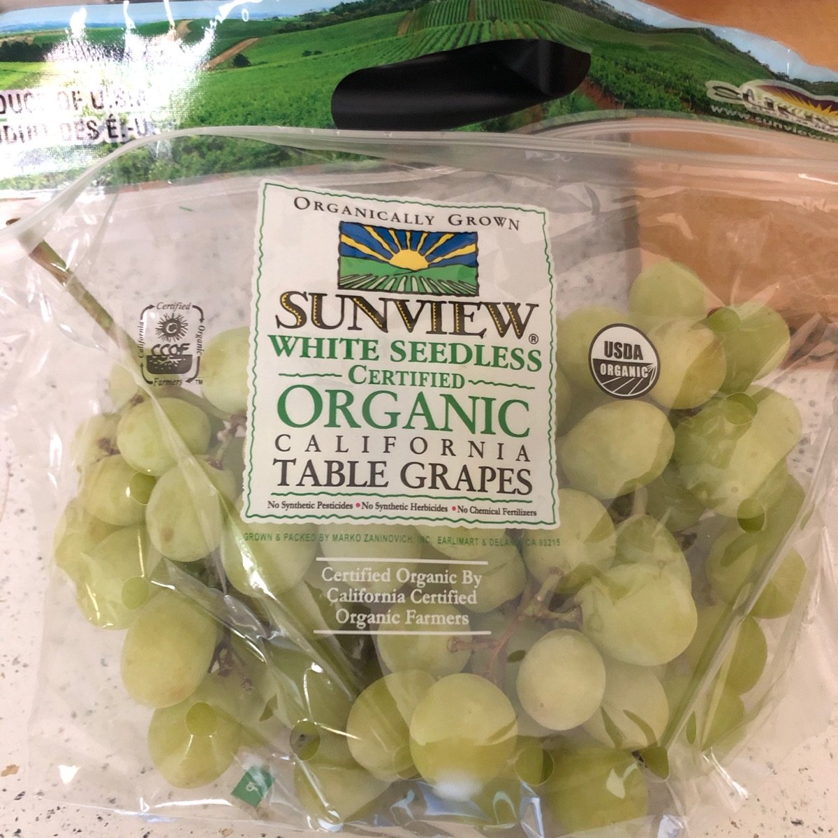 Organic White Grapes from Sunview - Vegan Product Reviews & Ratings ...