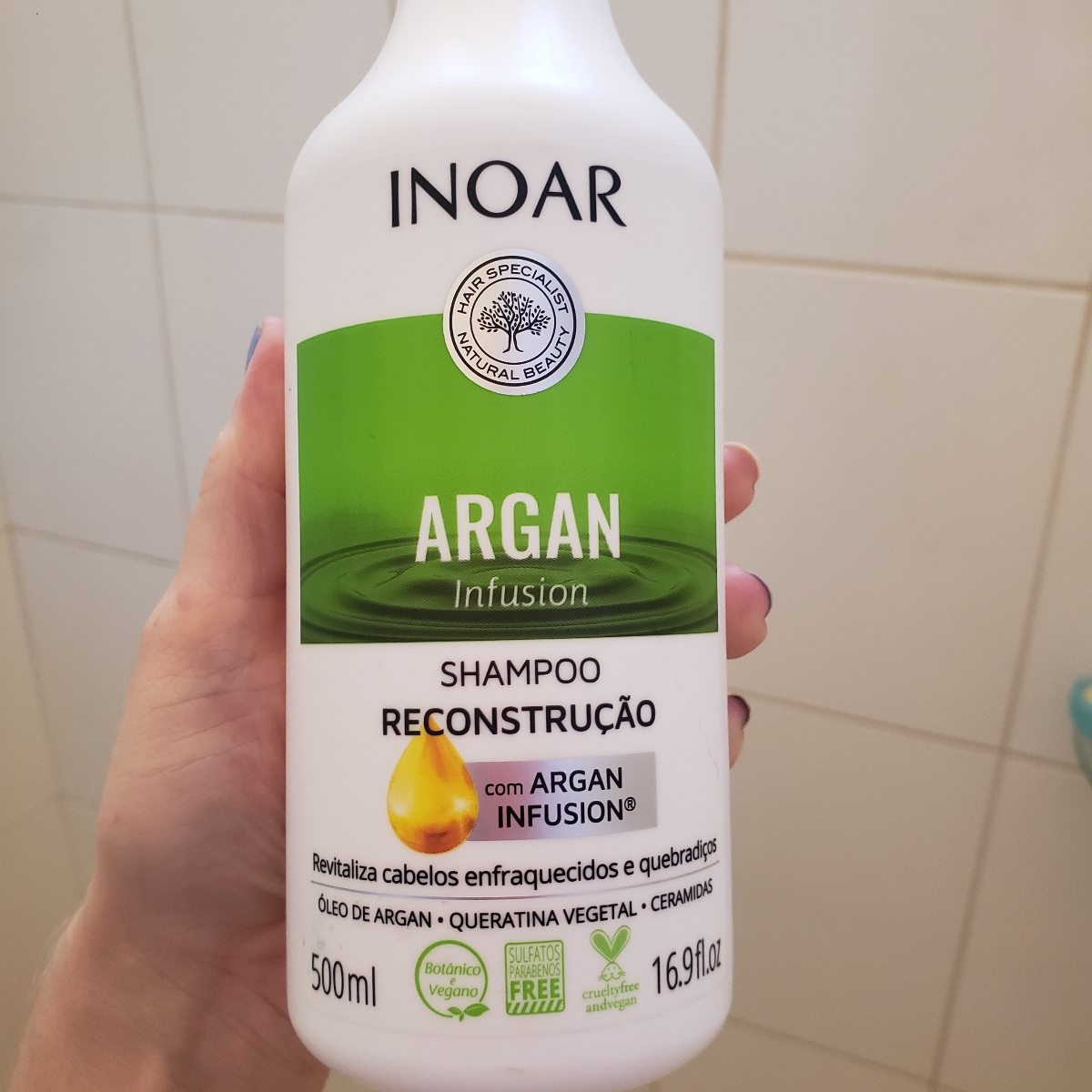 Shampoo Argan from Inoar - Vegan Product Reviews & Ratings | abillion